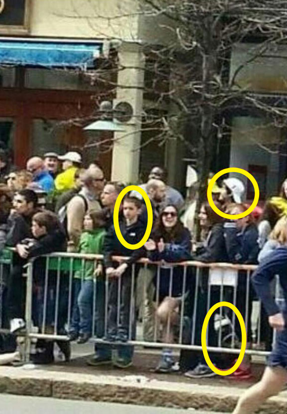 Boston Bombing Crime Scene — Photo Shows Martin Richard Near Dzhokar ...