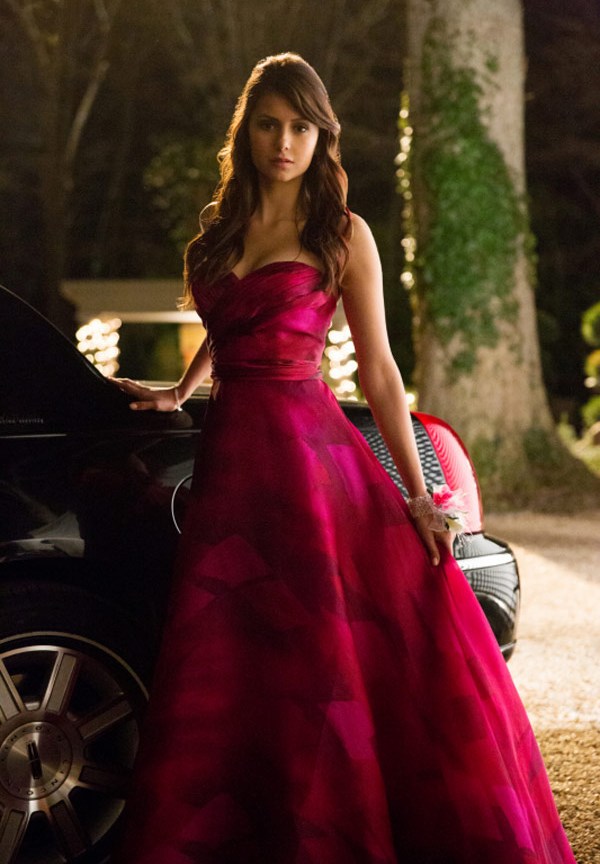 Elena’s Prom Dress — ‘Vampire Diaries’: Deets on Elena’s Gorgeous Gown ...