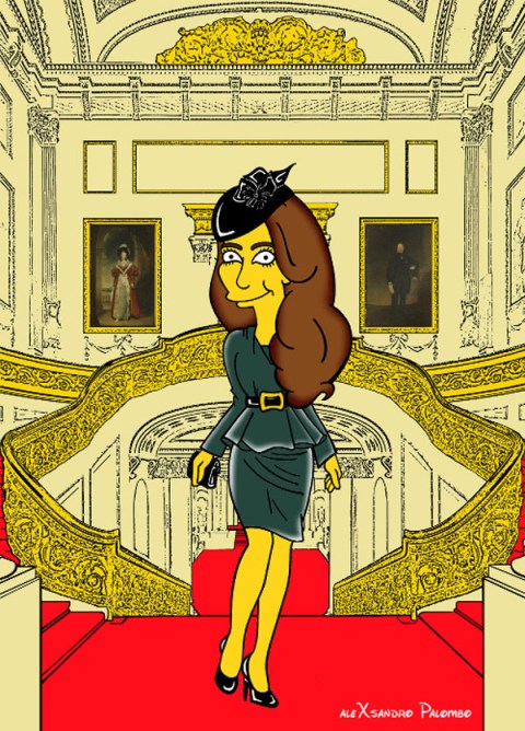 Kate Middleton & Queen Elizabeth II As ‘The Simpsons’ — PICS ...