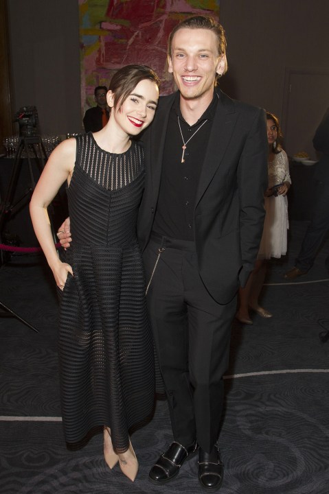 Lily Collins & Jamie Campbell-Bower: Pics Of The Couple – Hollywood Life