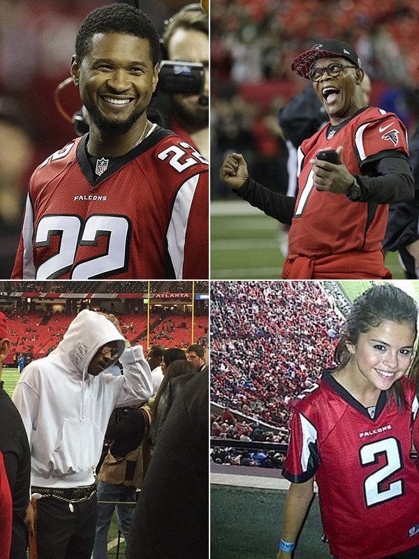 [PHOTOS] Celebrity Falcons Fans: See The Stars Rising Up Behind Atlanta ...