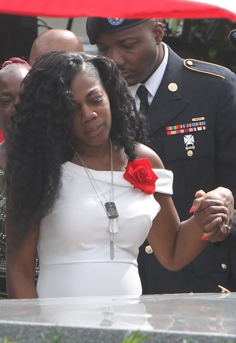 La David Johnson’s Memorial: Pics Of The Funeral For Slain Soldier ...