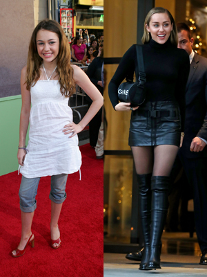 Miley Cyrus’ Style Evolution: Pics From ‘Hannah Montana’ To Sexy Adult ...