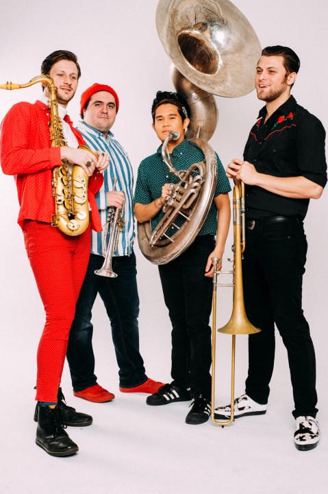 Lucky Chops: See Pics Of The Jazz-Funk Brass Band From NYC – Hollywood Life