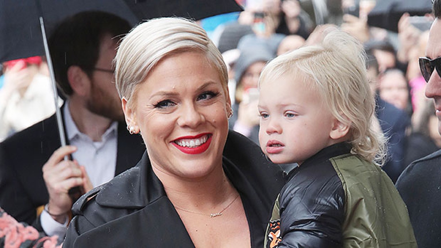 Pink’s Son Jameson, 2, Welcomes Mom Home With Flower Bouquet: Watch ...