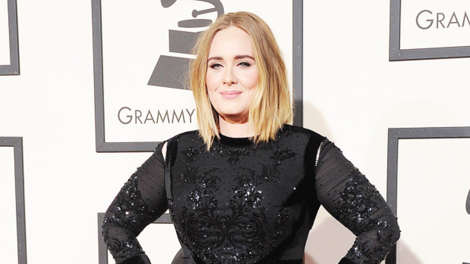 Adele Wears Black Mini Dress & Shows Off Weight Loss In Las Vegas ...