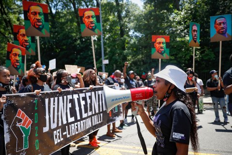 Juneteenth 2020 Celebrations & Protests — Photos – Hollywood Life