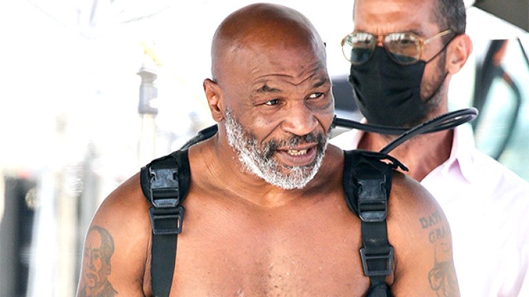 Mike Tyson’s Shirtless Workout: Photo From Beach Sweat Session In LA ...