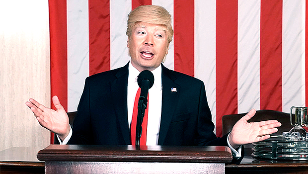 Jimmy Fallon Sports A Bald Head In Preparation For Trump Impression ...