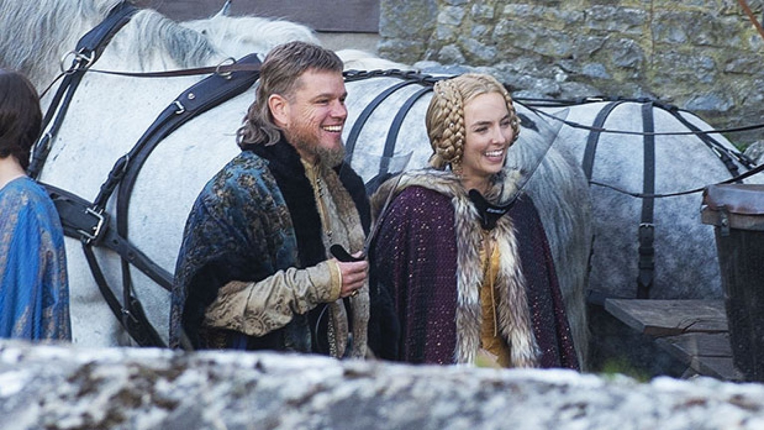 Matt Damon Rocks Mullet & Beard On ‘The Last Duel’ Set — See Pics ...