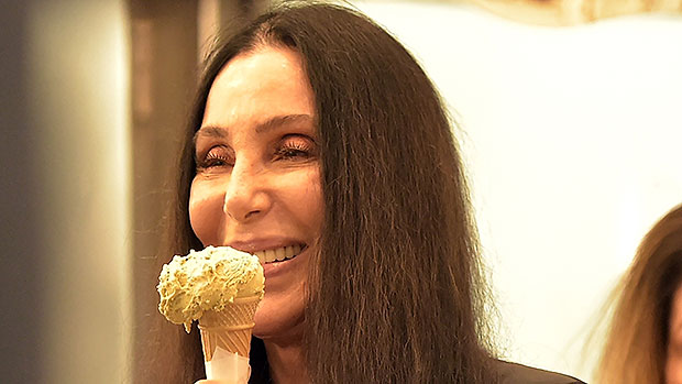 Cher Rocks Black Leggings & Eats Ice Cream On Portofino Getaway ...