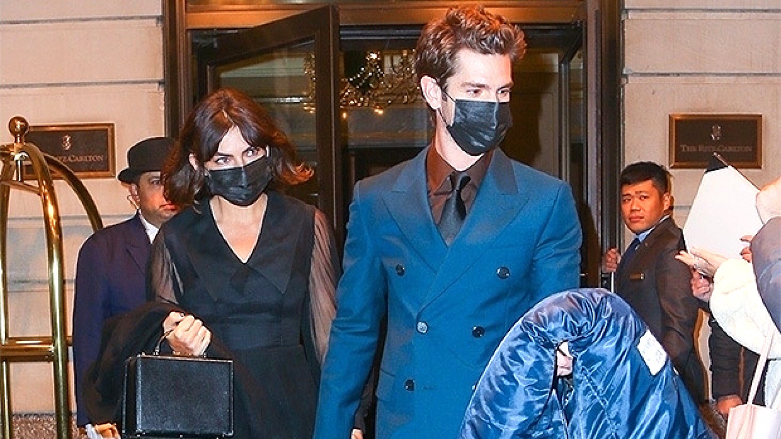 Andrew Garfield Holds Hands With GF Christine Gabel In New York City ...