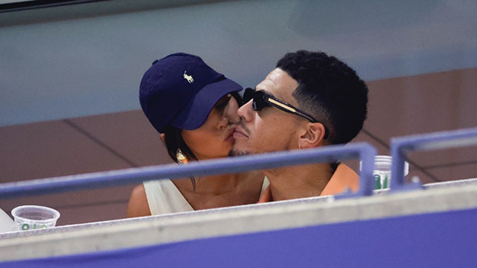 Kendall Jenner Kisses Devin Booker At The U.S. Open: See Photos – Hollywood Life