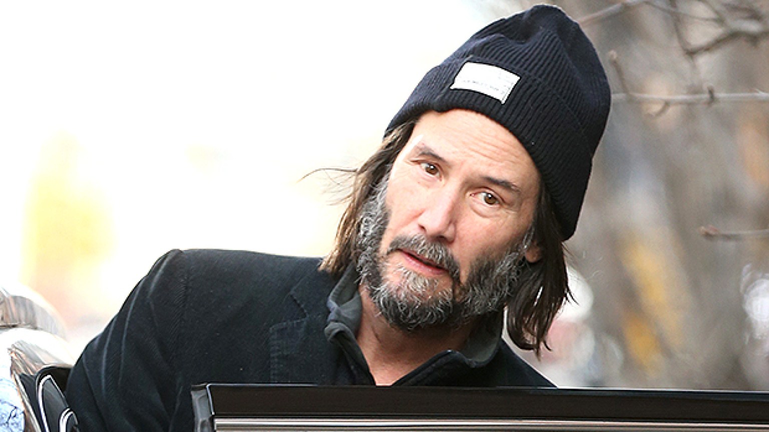 Keanu Reeves Rocks All-Black Outfit With Beanie In NYC: Photos ...