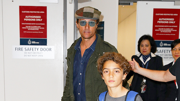 Matthew McConaughey’s Son Levi Watches Him Cut His Brother’s Hair ...