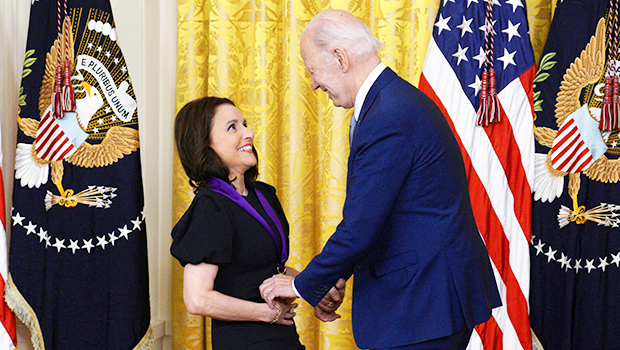 Joe Biden Honors Julia Louis-Dreyfus & More At National Medals Of Arts ...