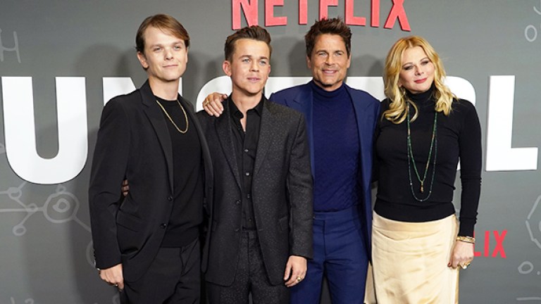 Rob Lowe Poses With His Wife & 2 Sons At ‘Unstable’ Premiere ...