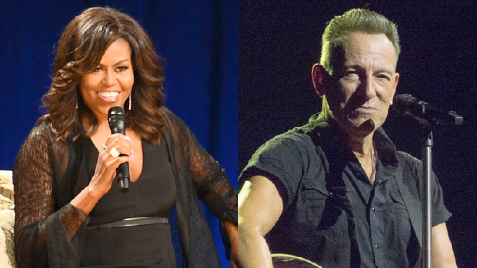 Michelle Obama And Bruce Springsteen Perform In Barcelona: Video ...