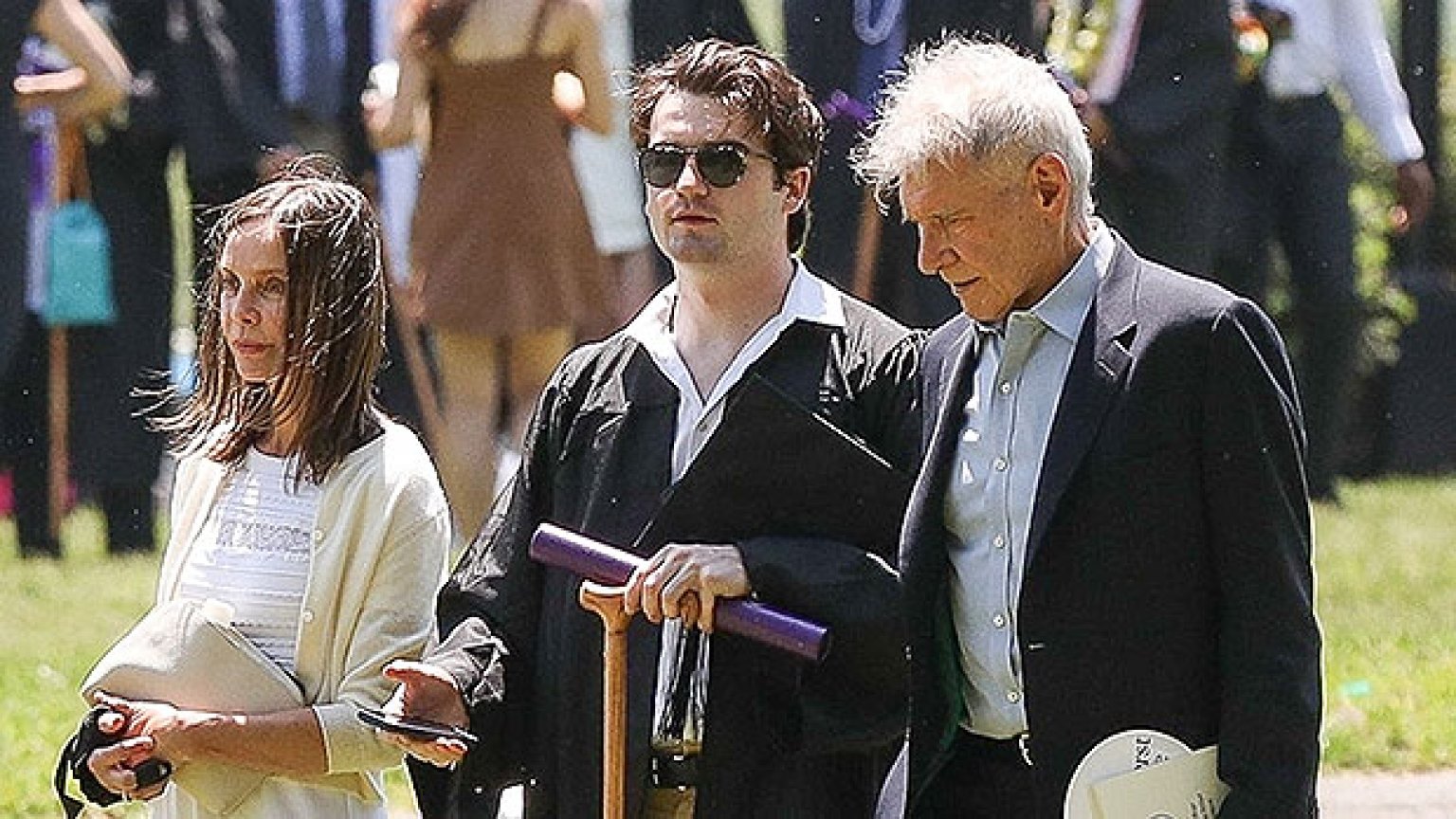 Harrison Ford & Calista Flockhart At Son Liam’s Graduation: Photos ...