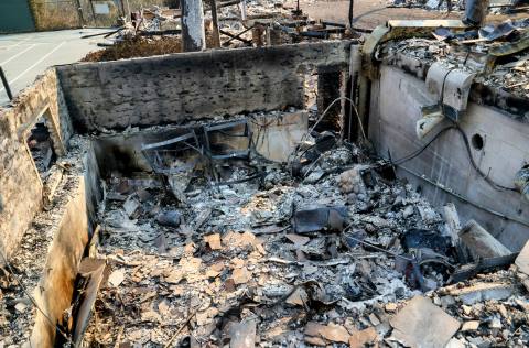 Celebrity Homes After California Fires: Photos of Burned Houses ...